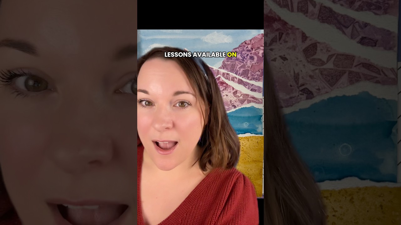 Art project for kids that teaches 4 watercolor techniques! #artforkids