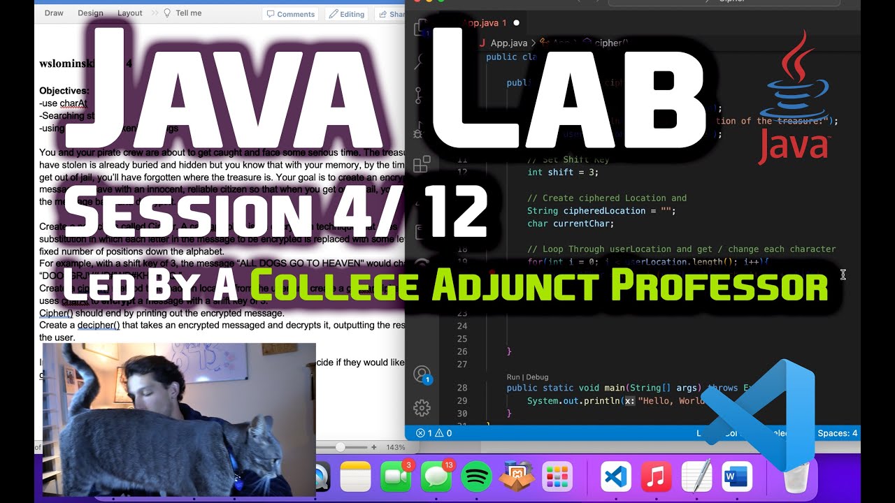 Java Lab Tutorial -  Loops In Java - For Loop , While Loop - Static Methods - Free  - 4 of 12