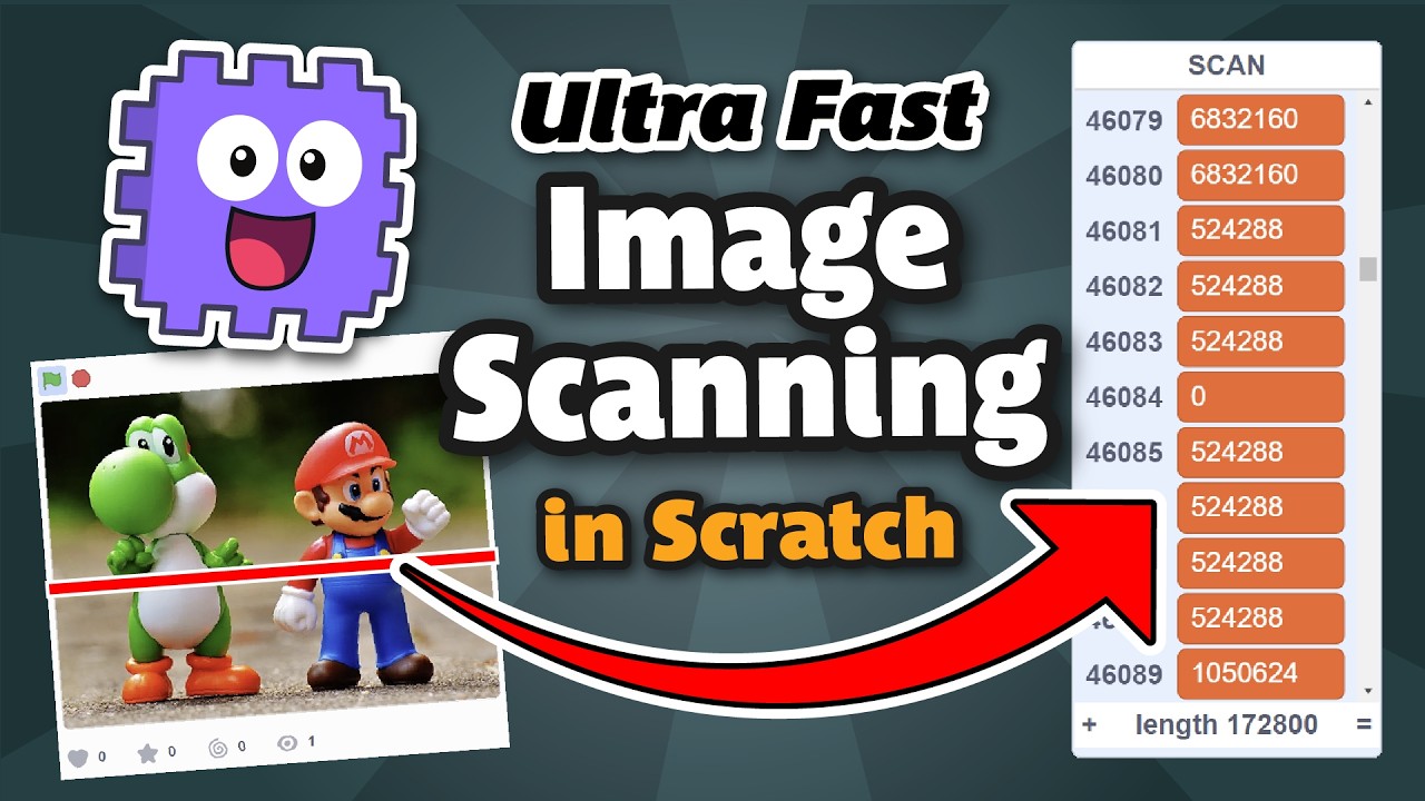Ultra Fast Colour Image Scanner | Scratch How-to Tutorial