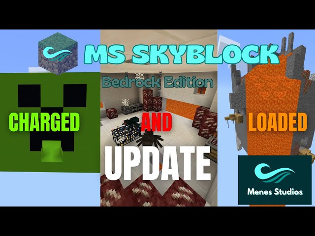 MS Skyblock - Bedrock Edition (Charged and Loaded Update) Minecraft Map