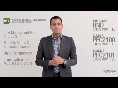 An Introduction to the Purpose Tactical Investment Grade Bond Fund