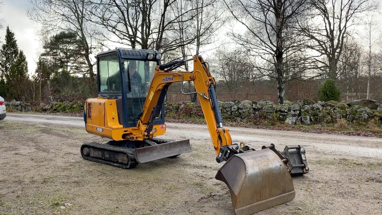 Grävmaskin Hanix H22B, Ronneby, Klaravik auktioner