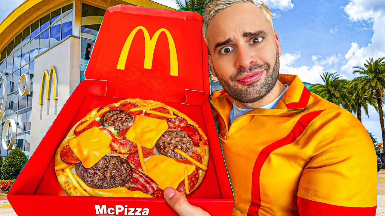 The ONLY McDonald's that sells PIZZA in the world!!