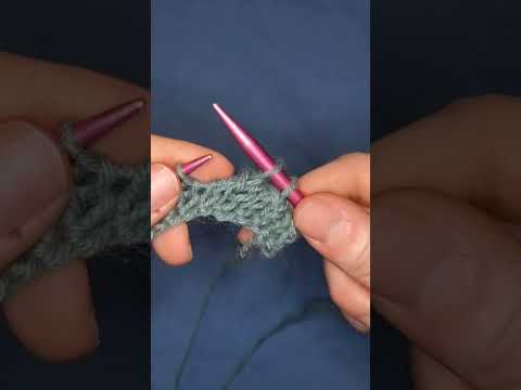 Mirrored Decreases in Knitting on the Knit Side How to Knit SSK and K2Tog Decrease