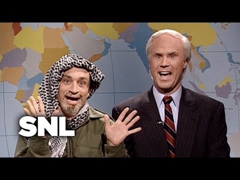 Yasser Arafat and Benjamin Netanyahu - Saturday Night Live