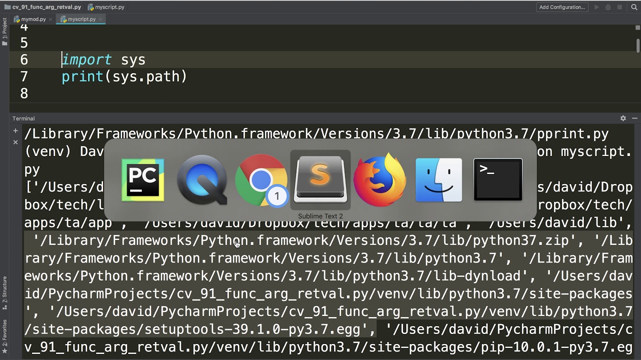 10 module search path