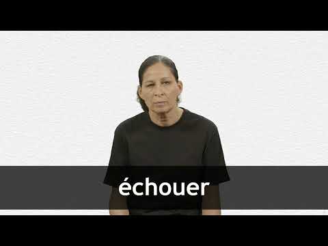English Translation of “ÉCHOUER” | Collins French-English Dictionary