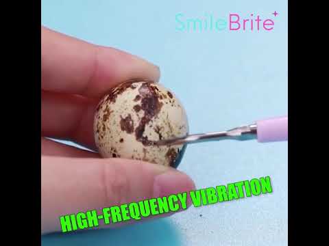 The SmileBrite Ultrasonic Tooth Cleaner.