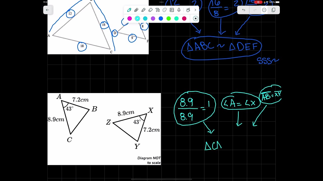 Flowcharts for Triangle Similarity
