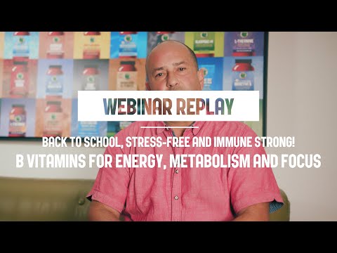 B Vitamins for Energy, Metabolism and Focus