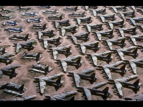 Where Airplanes Go To Die - "Boneyards" Of The World