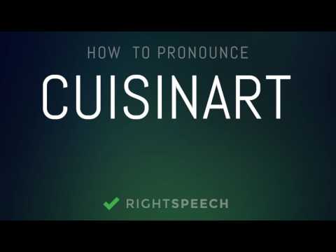 🔴 Cuisinart - How to pronounce Cuisinart