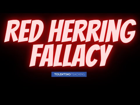 Red Herring Fallacies: Lesson and Activity