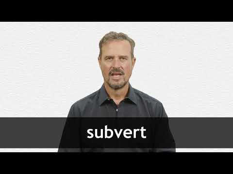 How to pronounce SUBVERT in American English