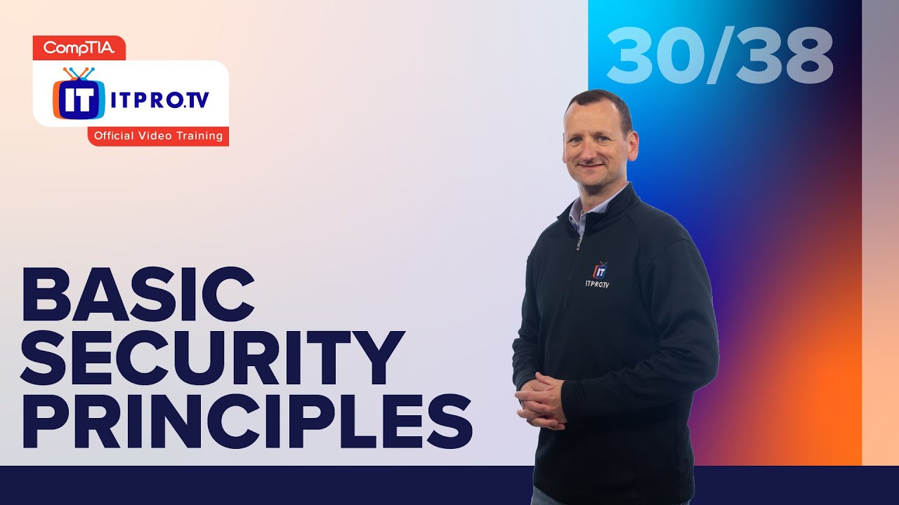 Basic Security Principles | CompTIA IT Fundamentals+ (FC0-U61) | Part 30 of 38