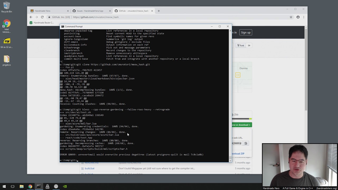 Handmade Hero Day 523 - Introduction to Git