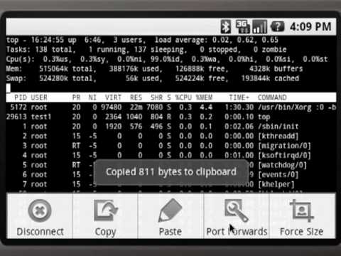 ConnectBot: Basic Features in v1.2