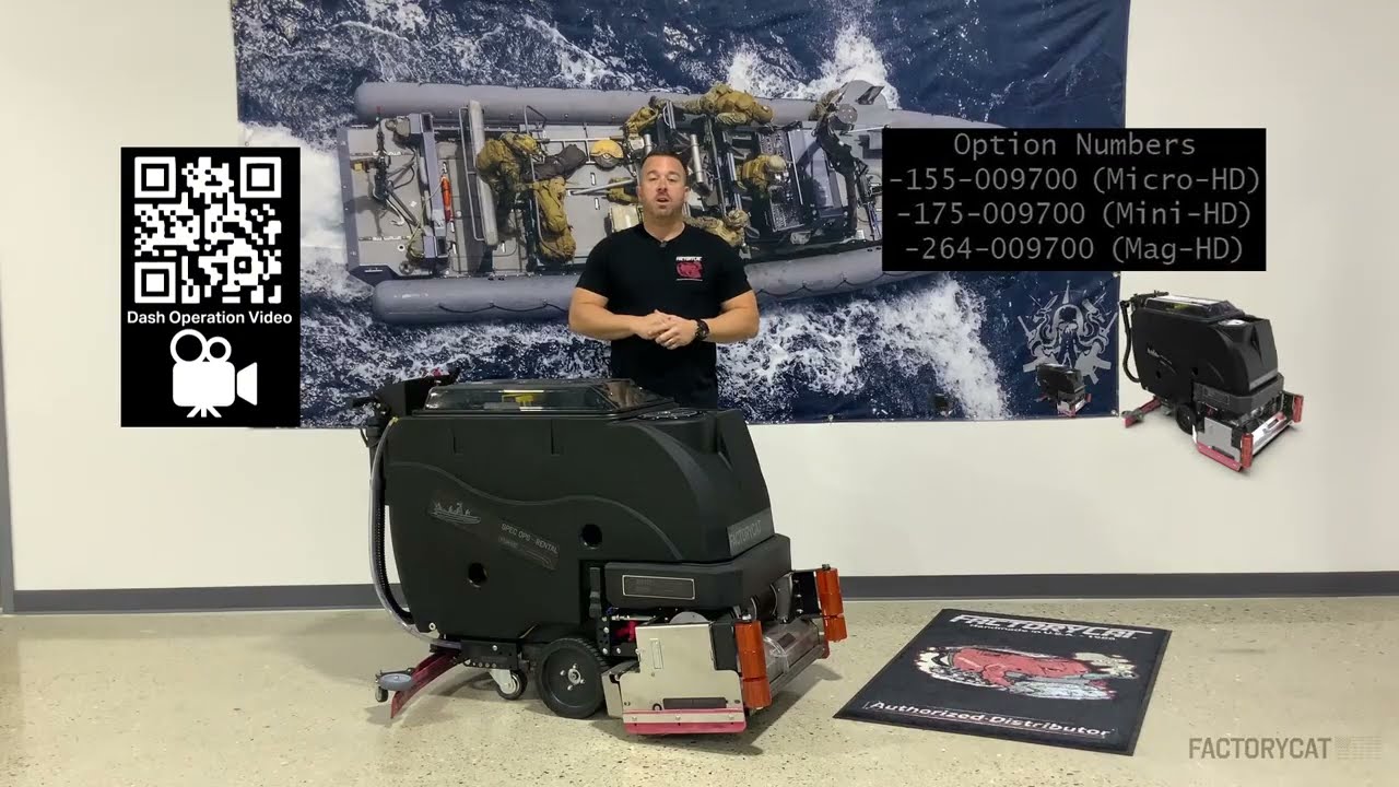FactoryCat Spec Ops Package on Walk Behind Floor Scrubbers