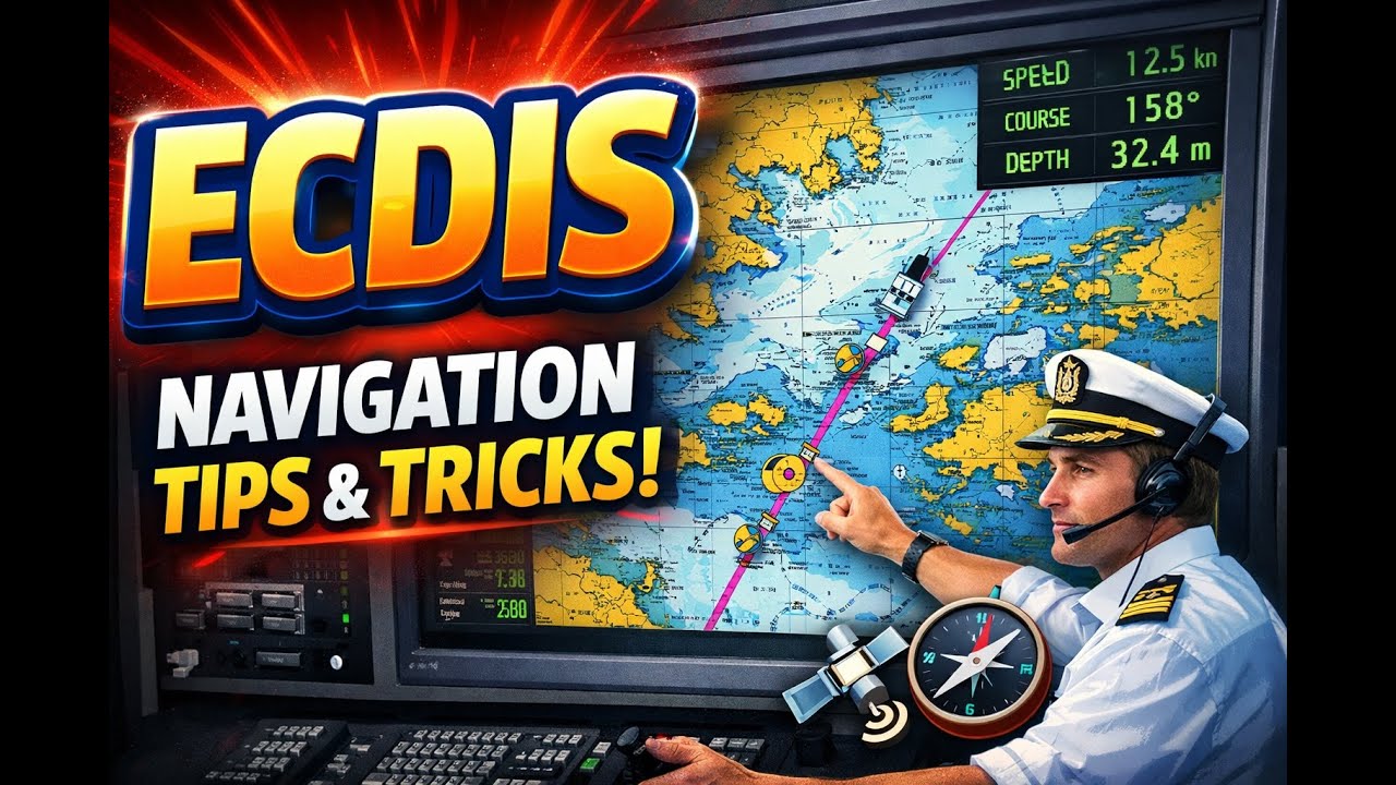 ECDIS Explained Simply | Complete Guide for New Joiners at Sea I Electronic Navigational Charts IENC