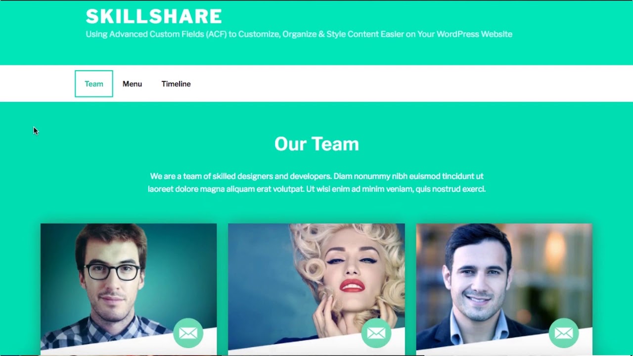 Intro to course | Customize your website using Advanced Custom Fields (ACF) for WordPress
