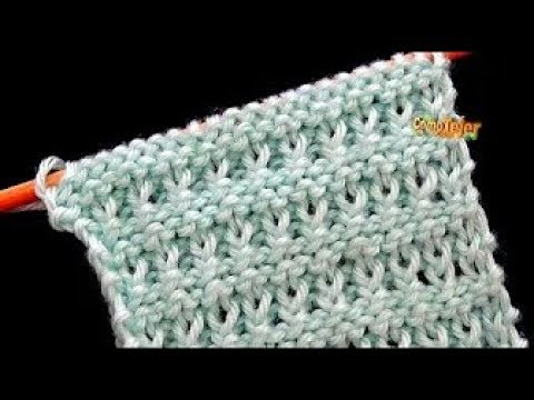 HOW TO KNIT SPANISH STITCH (#13)DIAGRAM