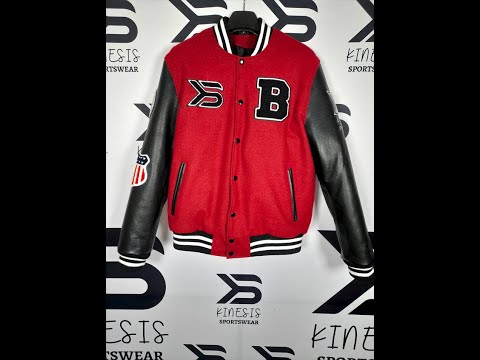 The process of making a Varsity jacket. In (1 Min) . DM FOR MORE INFO.