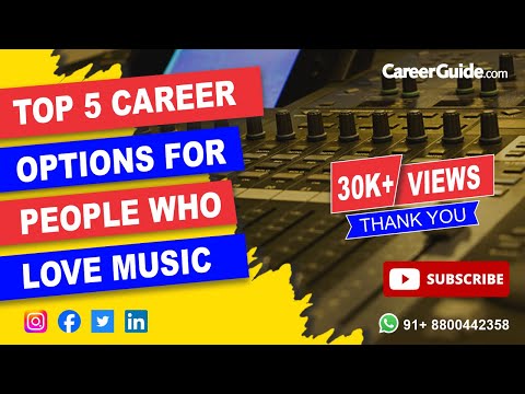 Top 5 Career option For People who Love Music | Career Options | Career in music