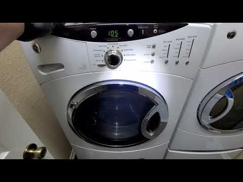 GE Washer diagnostic, error codes and test cycle