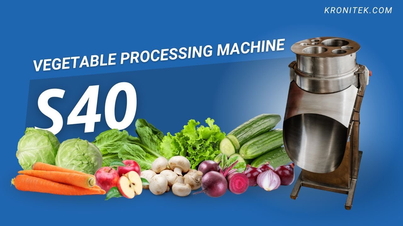 S40 Food Processing Machine – Perfect 5 mm Slicing for Fruits & Vegetables