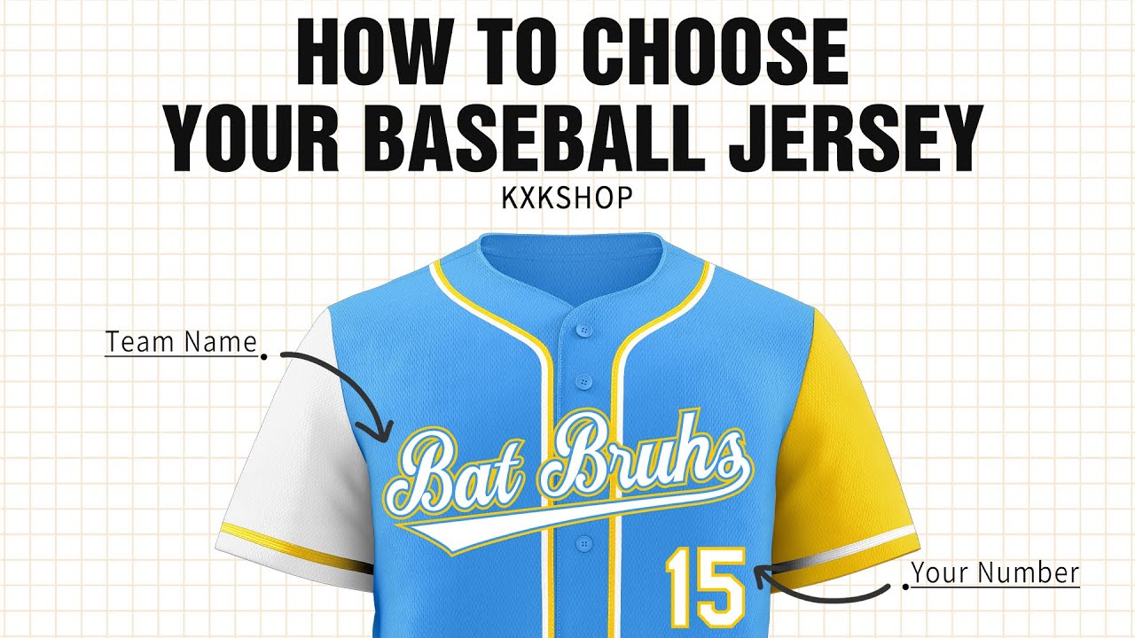 Custom Baseball Jerseys: How to Choose Your Baseball Jersey with KXKSHOP!