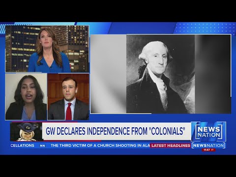 Is George Washington University right to ditch "colonials"? | NewsNation Special Coverage