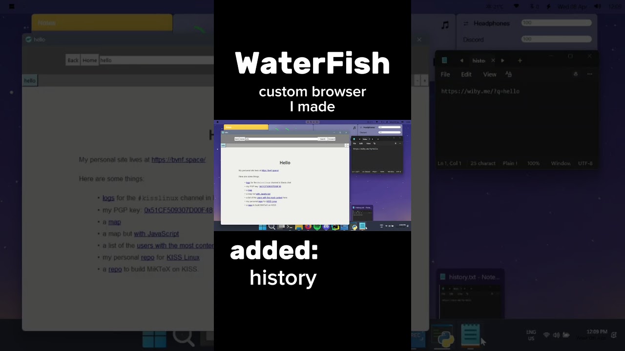 WATERFISH NEW FEATURES RAHHHH GitHub and discord ik description!!! #coding #programming #python