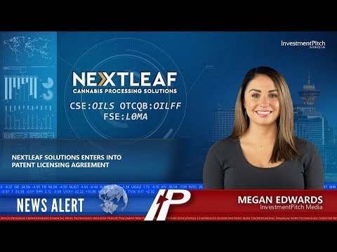 Nextleaf Solutions enters into Patent Licensing Agreement