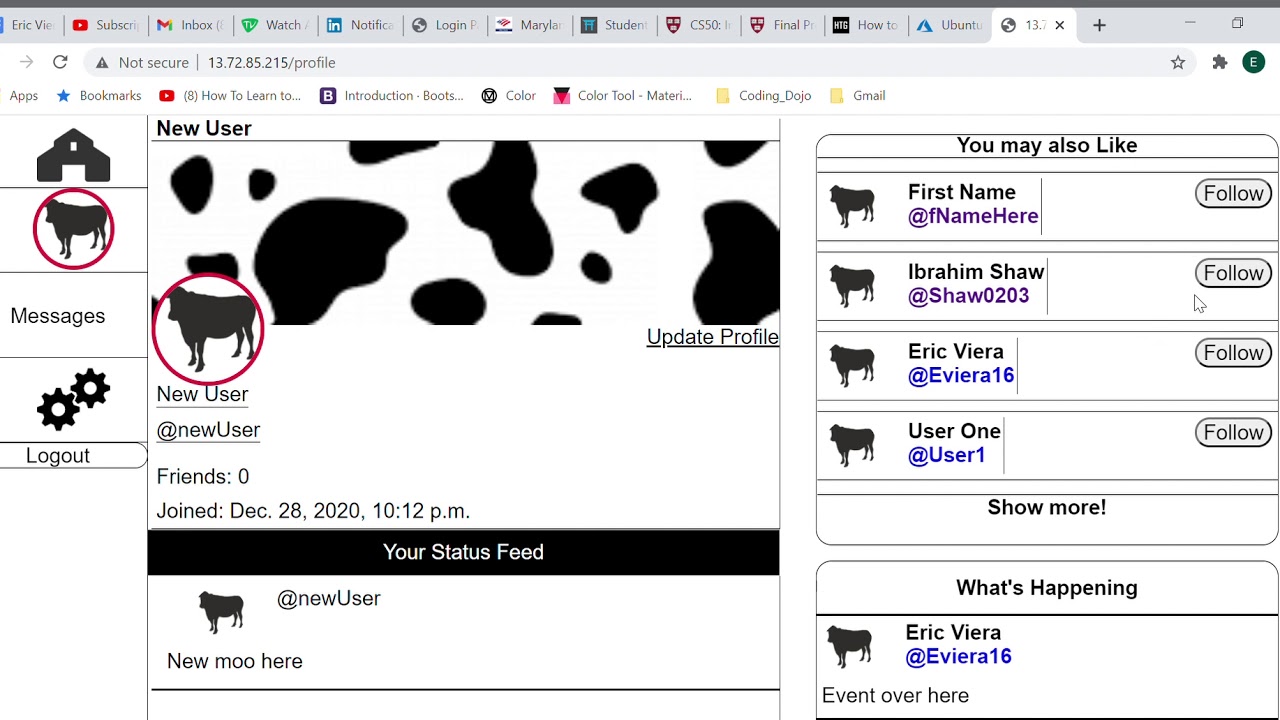 CS50 web - based application using Python, JavaScript, Django and PostgreSQL