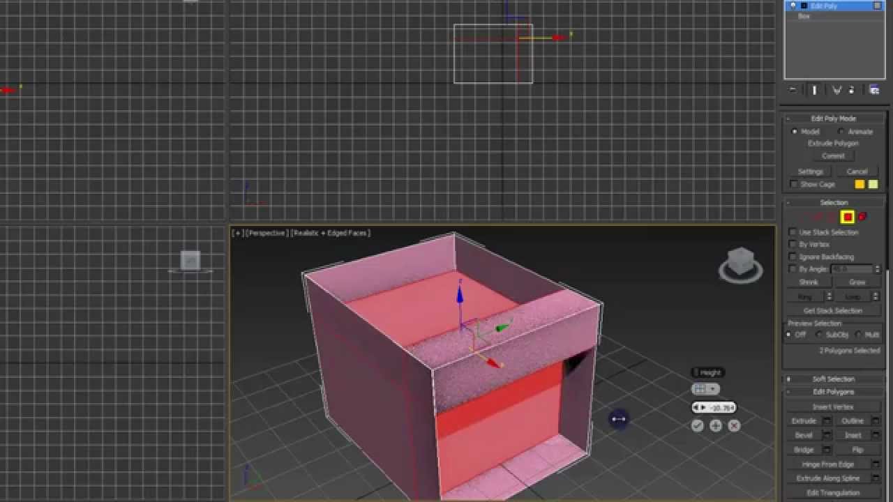 3Ds Max 2013 Beginner Tutorial 04 - Editable Poly & Update
