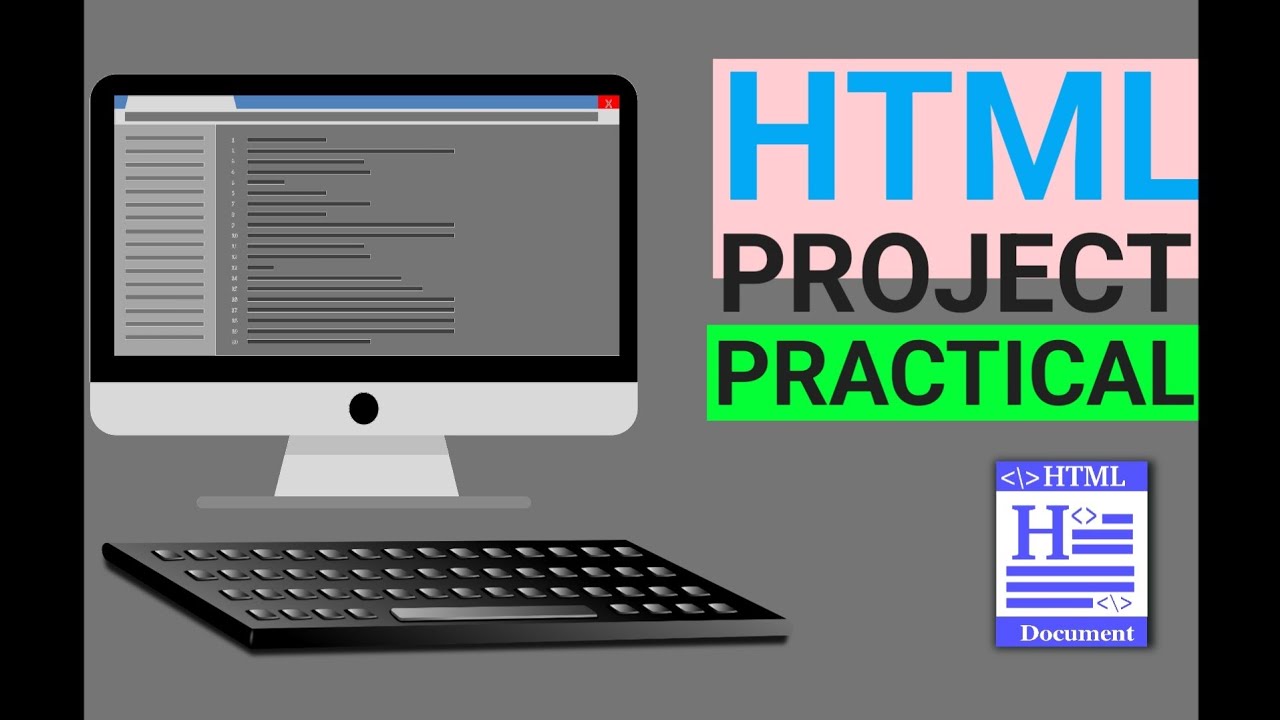 HTML Practical Project | 👀