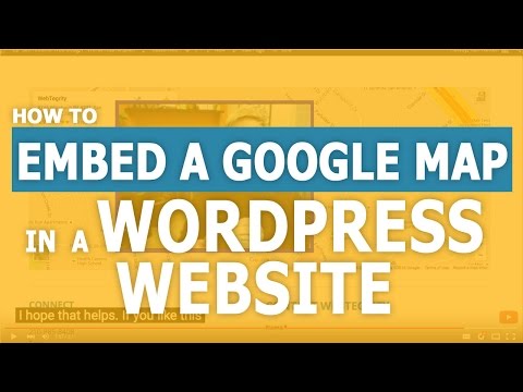 How to Embed a Google Map into WordPress
