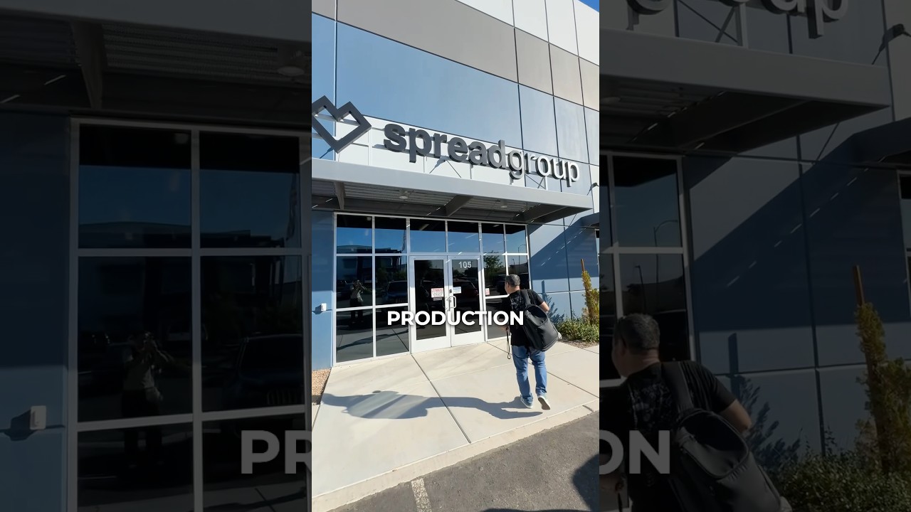 No waste. No waiting. Just custom merch made right here in the USA 🇺🇸 ✌️ #MadeInUSA