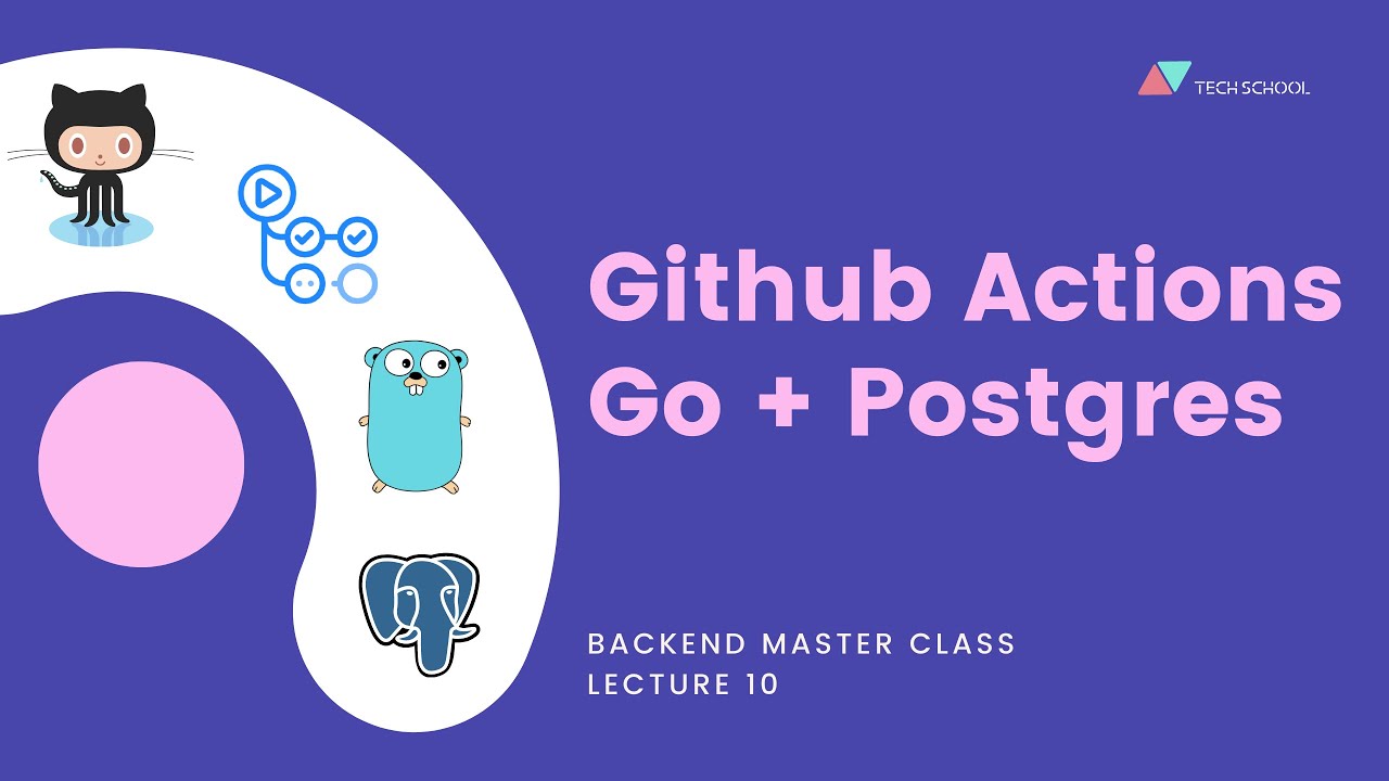 [Backend #10] Setup Github Actions for Golang + Postgres to run automated tests