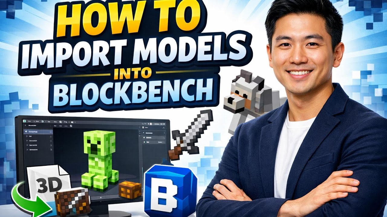 How to IMPORT MODELS into Blockbench (Step by Step)