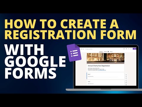 How to create a registration form with Google Forms