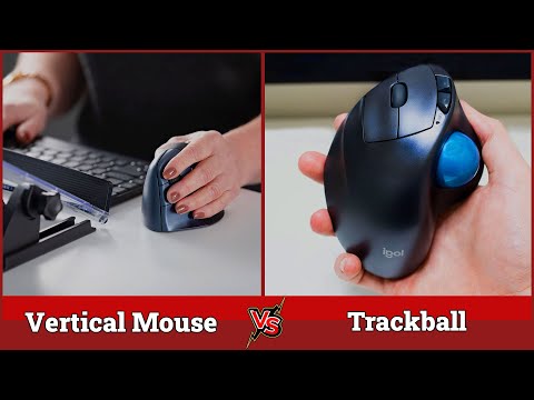 Vertical Mouse vs Trackball