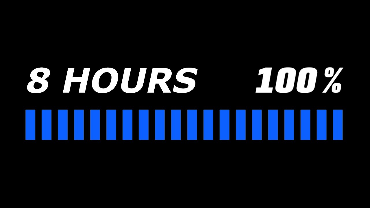 8 Hours Loading (Progress Bar) 4K/60fps