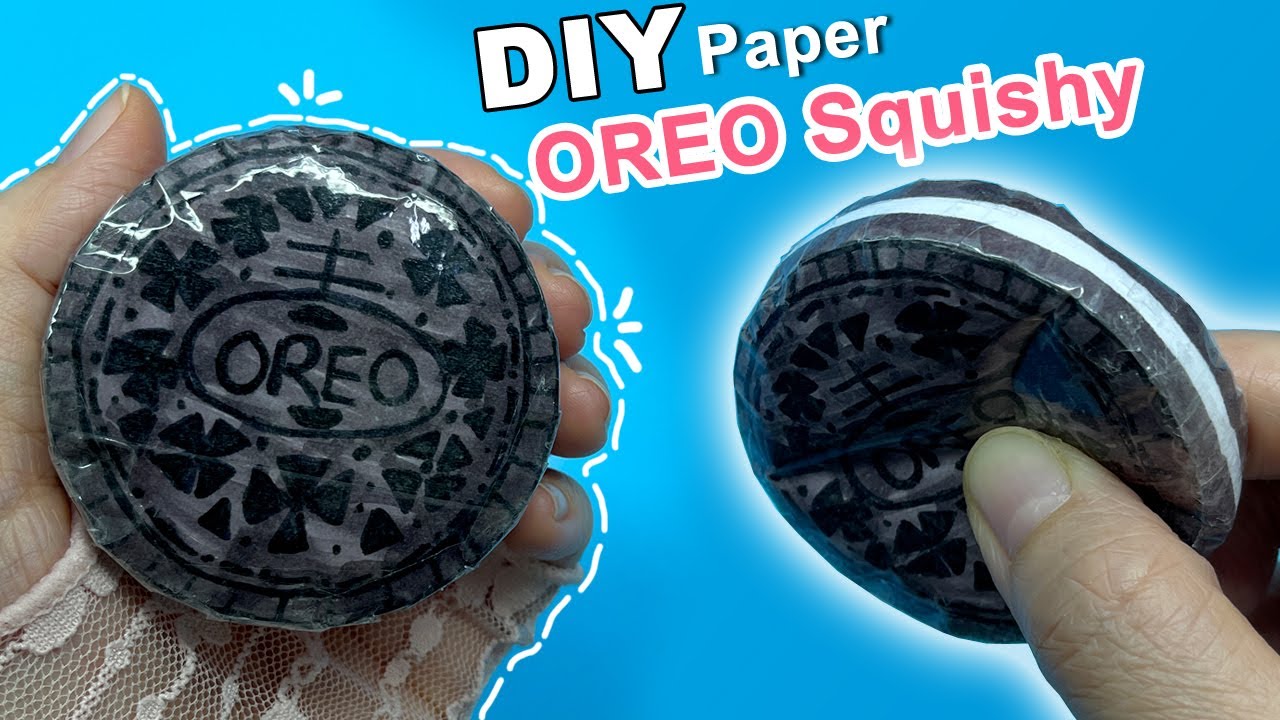 How to make paper Squishy Oreo | DIY paper Oreo Squishy | Paper squishy oreo DIY | Liam Channel