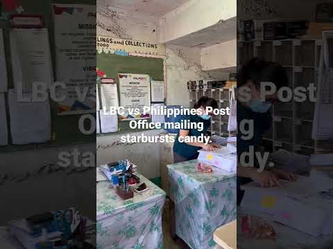 LBC vs Philippines Post Office when mailing to South Korea food package #philippines #southkorea