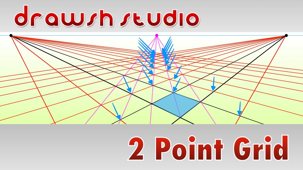 2 Point Perspective Grid