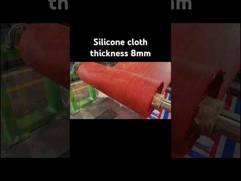 Glass fiber silicone cloth has reached a new height 8mm#factory #silicone cloth
