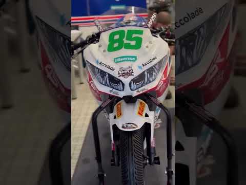 Headlight decals by TrackBikeDecals....Quality proven by World Supersport 300 team!