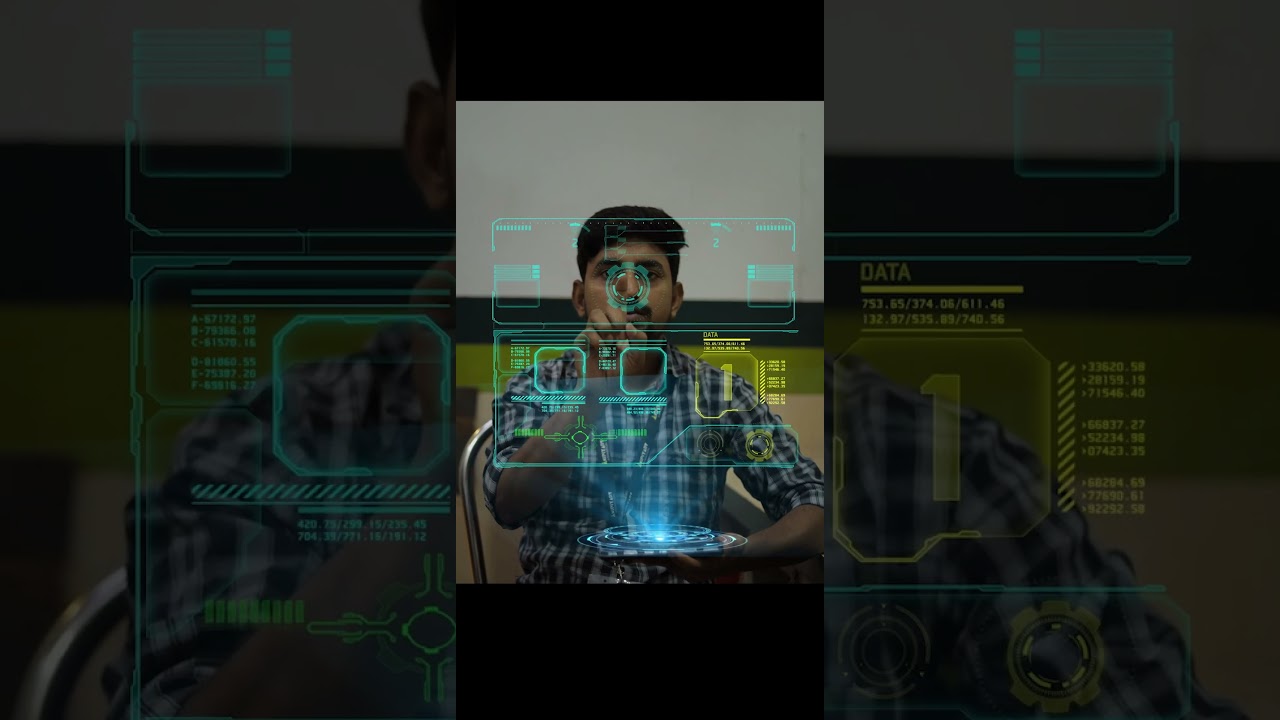 Hologram effect & Animation in after effects #hologram #aftereffects