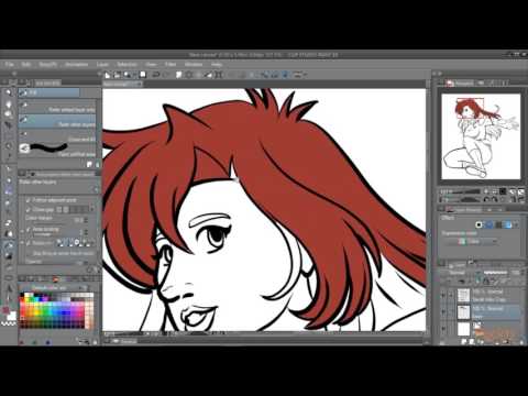 Learn Mastering Clip Studio Adding Flat Colors Using Reference Layers | packtpub com - Mind Luster